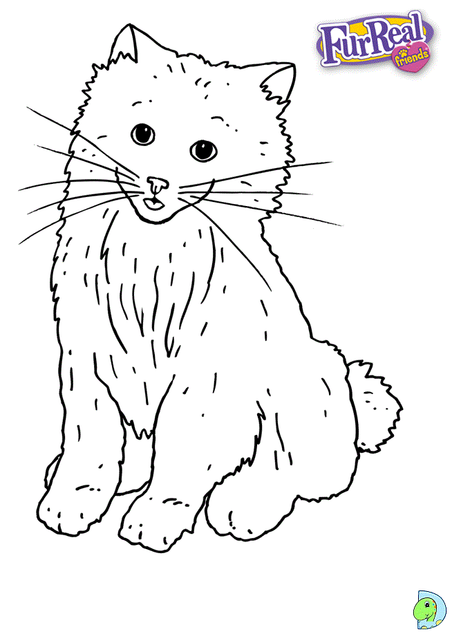 Dinokids - Desenhos para colorir: Desenhos de FurReal para colorir