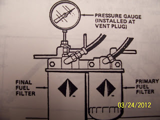 School Bus Mechanic: DT 466 Diesel Engine Fuel Pressure Test