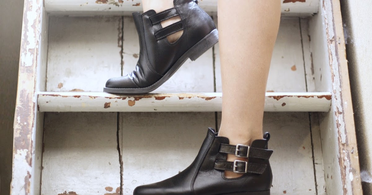 MIXT : 22/06/2013 new in: SACHA LEATHER CUT OUT BOOTS