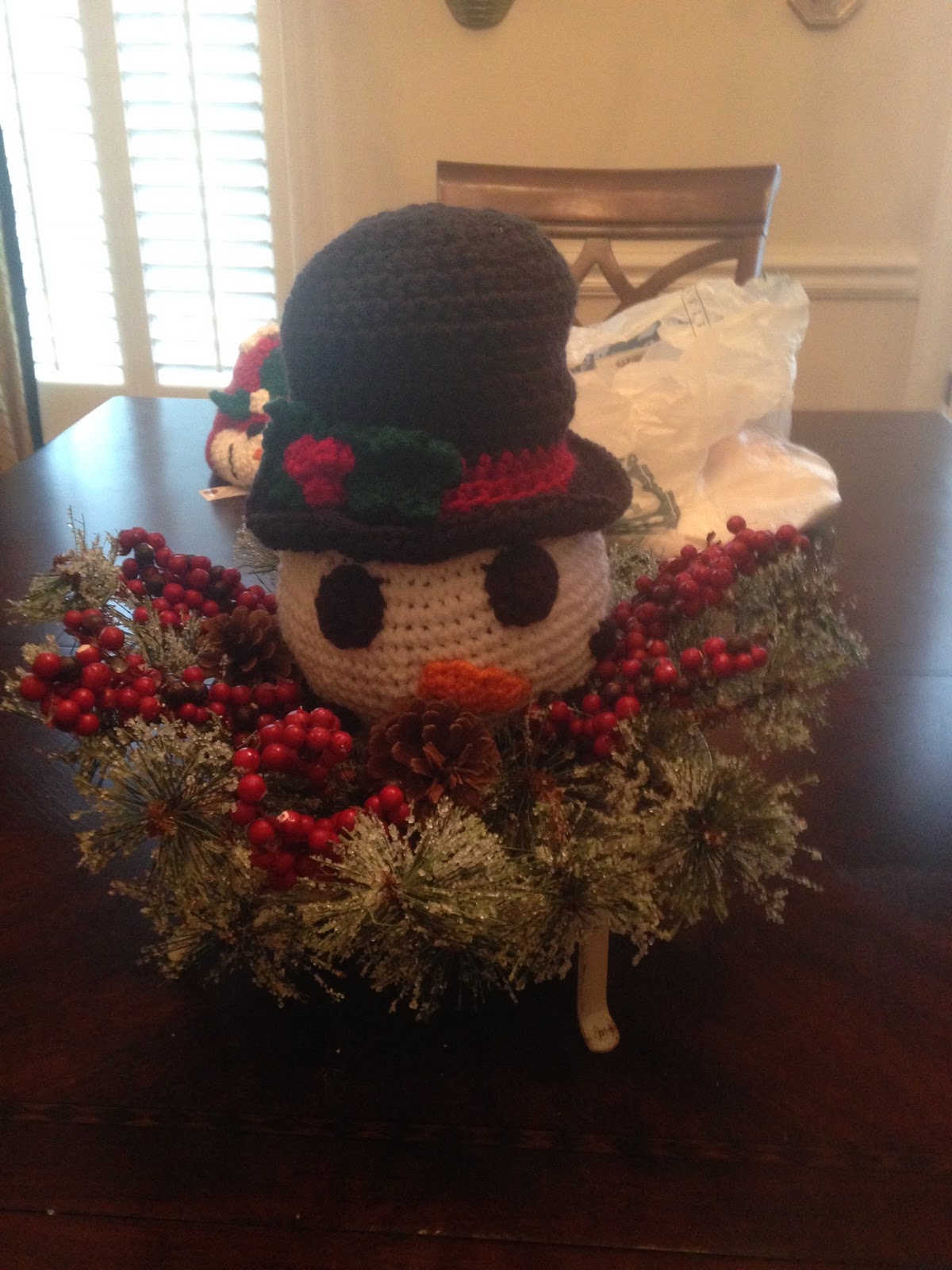 The Perfect Stitch...: Snowman Tree Topper...