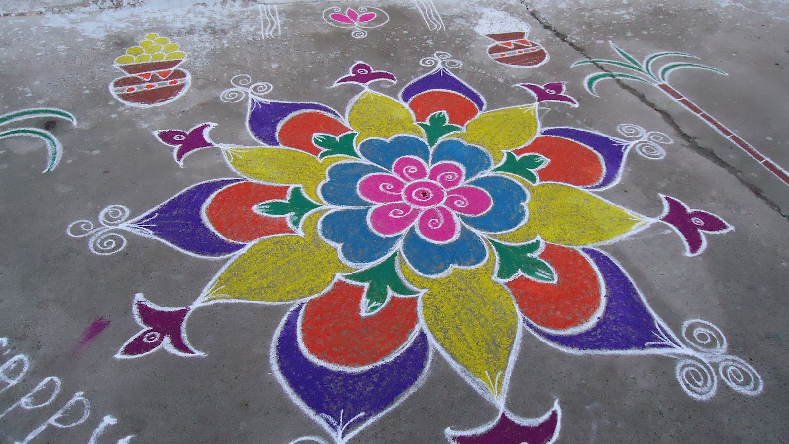 Simple Rangoli Kolam Collections by Kayal: February 2012
