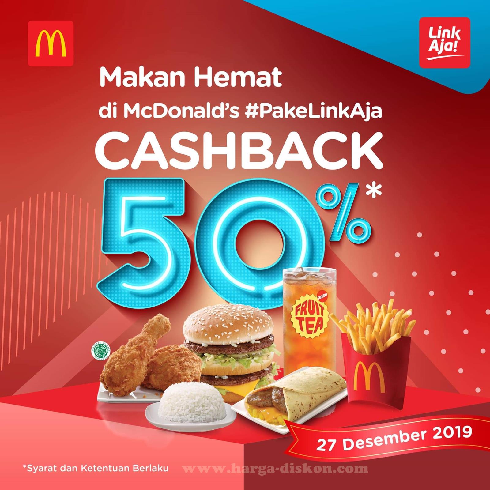 Promo MCDONALDS dan LinkAja Terbaru