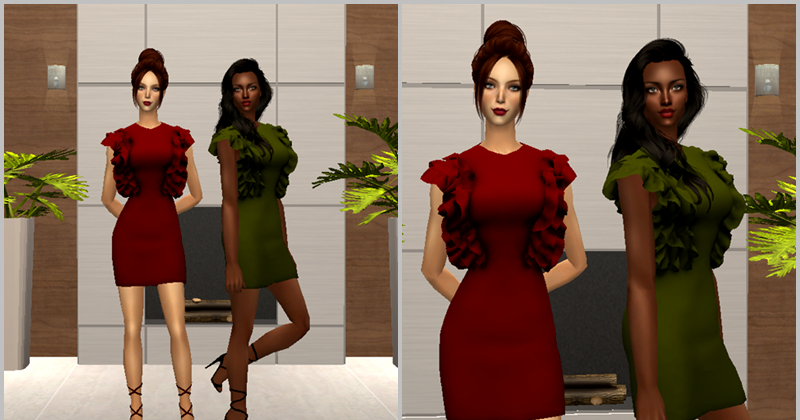 Rafaela Sims: DRESS AND JUMPSUIT (NEW MESHES) - THE SIMS 2