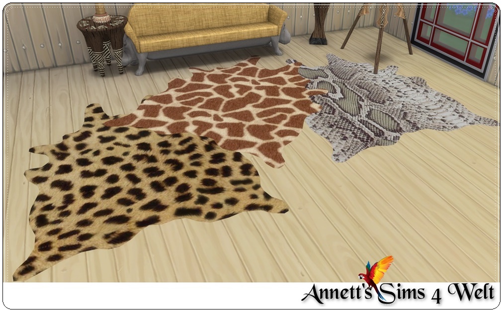 Annett's Sims 4 Welt: Rugs "Safari"