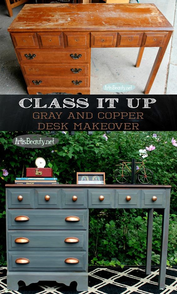 The D. Lawless Hardware Blog: 7 Amazing Desk Makeovers