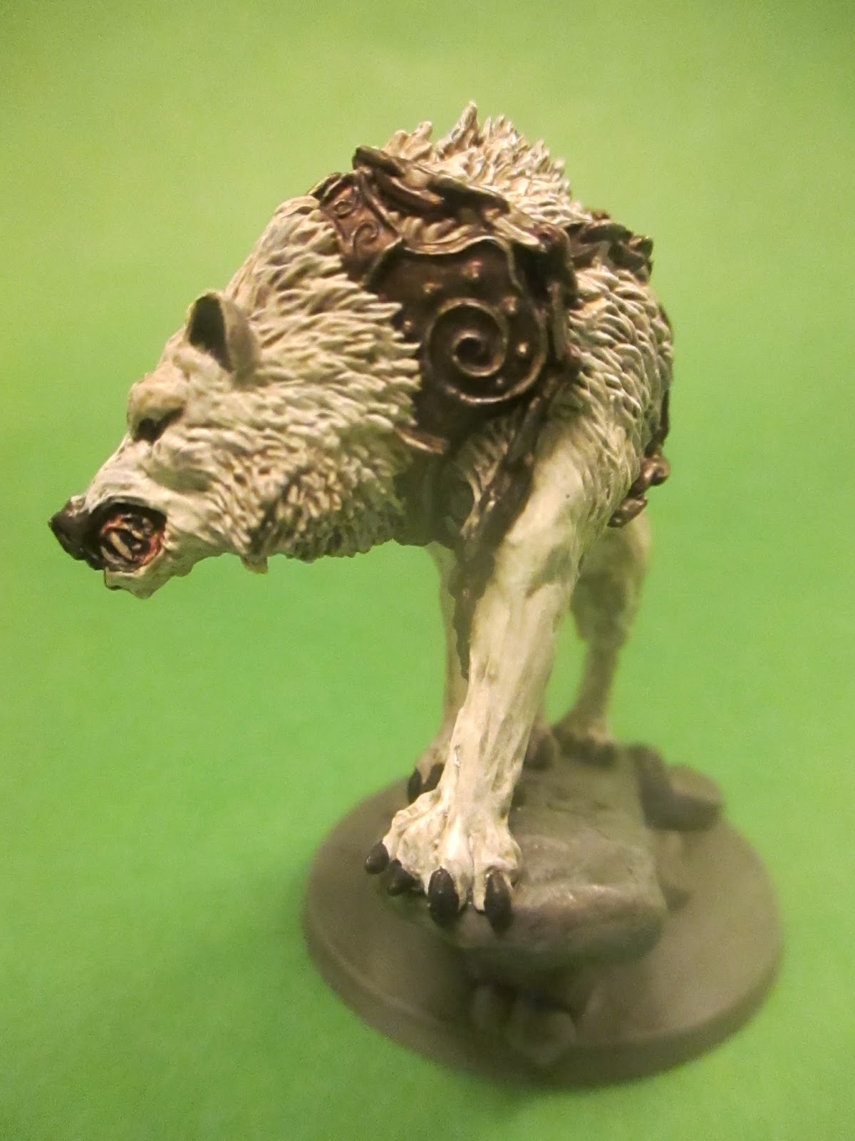The Miniatures Man: Blood Rage: Fenrir and two Reaper Bones wolves