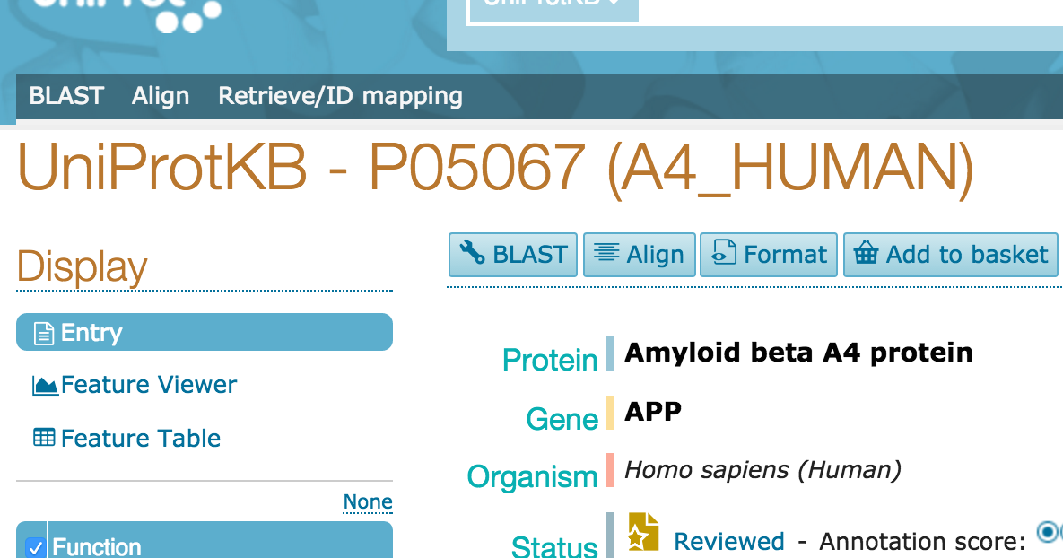 Inside UniProt: Introducing the UniProt Feature Viewer
