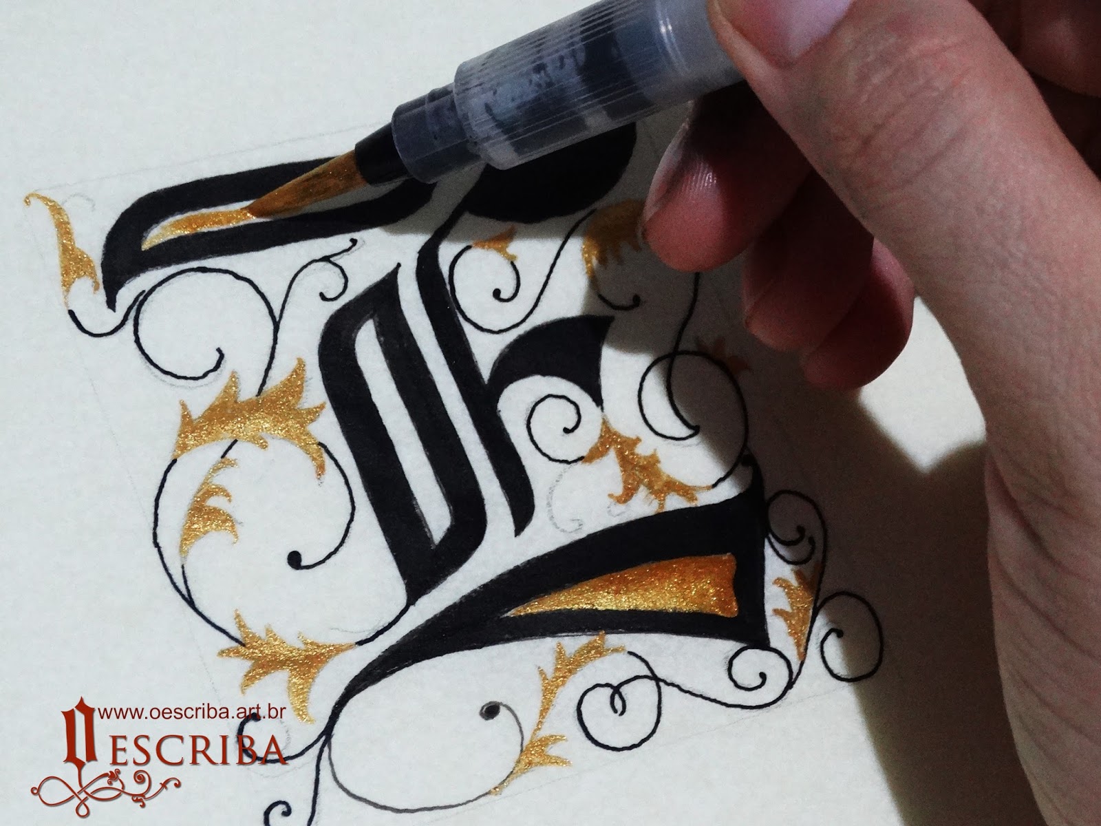 ANA BARROS CALIGRAFIA: Letras Capitulares: Um luxo!