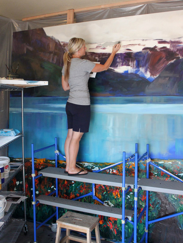 Aspen Paintings by Contemporary Aspen Artist Jennifer Vranes, Birch ...