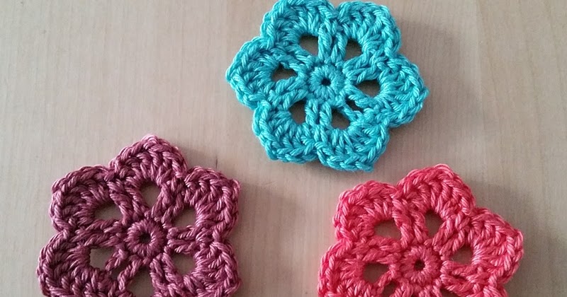 [utas] DIY: Small & Simple Crochet Flower [Pattern - DE & EN]