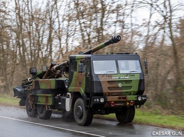 Life of Soldiers: Caesar front running for Army's Truck mounted Artillery