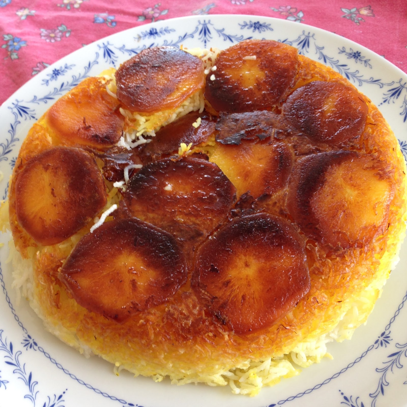 La mia cucina persiana: Riso Basmati con Tadig di Patate