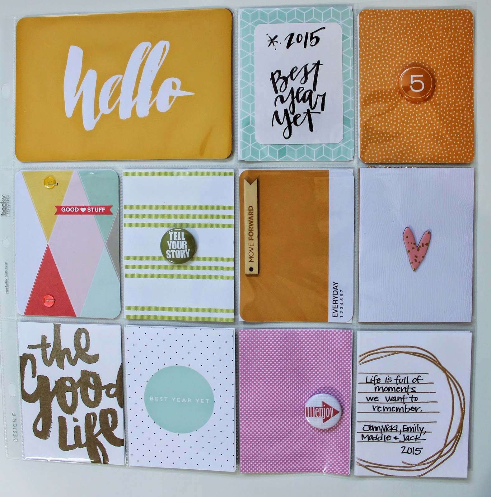 Joyful Whimsy: Project Life 2015!