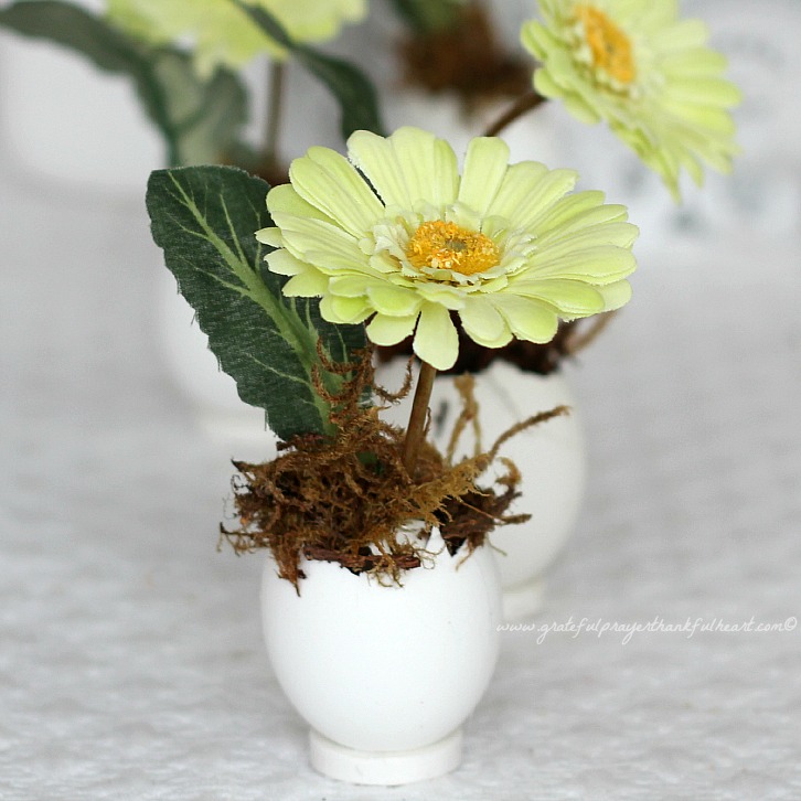 Springtime ~ Easter Flowers in Eggshell Pots - Grateful Prayer ...