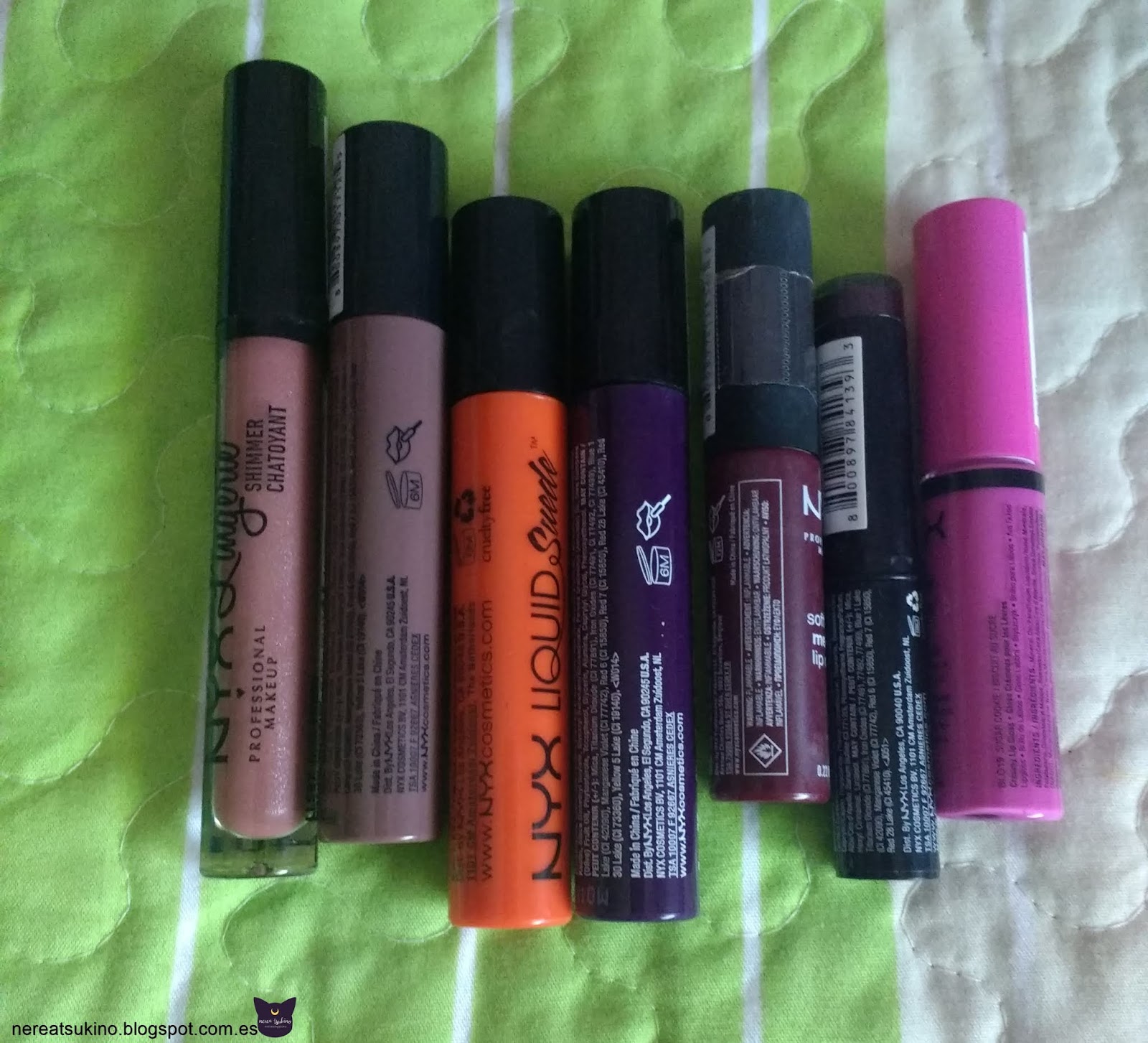 Nerea Tsukino: Mi colección de labiales de Nyx Cosmetics♥