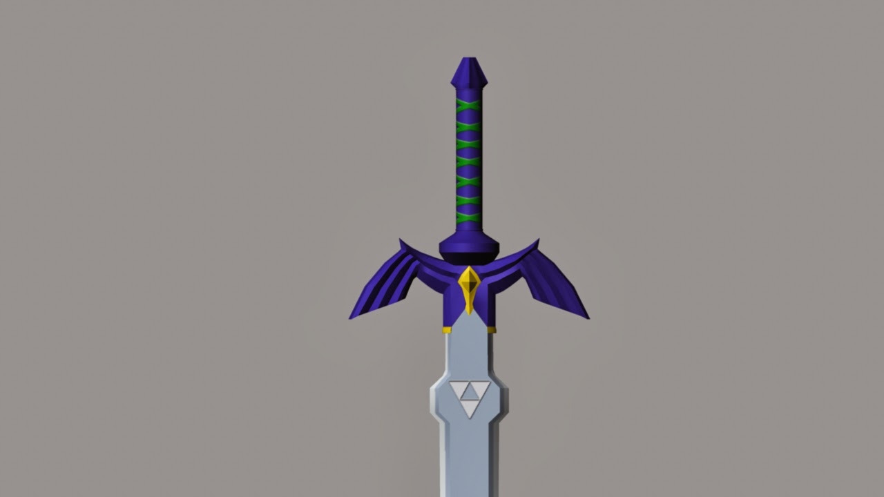Eniitan Odutola: The Complete Master Sword 3D Model