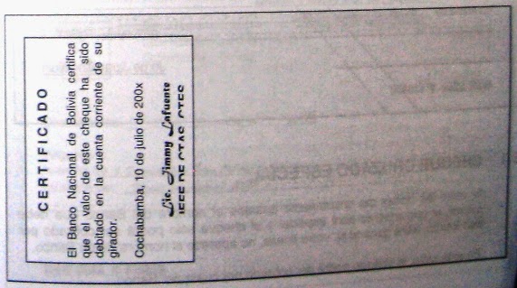 Cheque - Certificado | FINANZAS y CONTABILIDAD