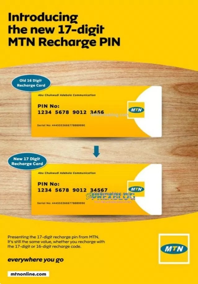 BREAKING NEWS: MTN Introduces 17-Digit Recharge Card PIN in Nigeria ...