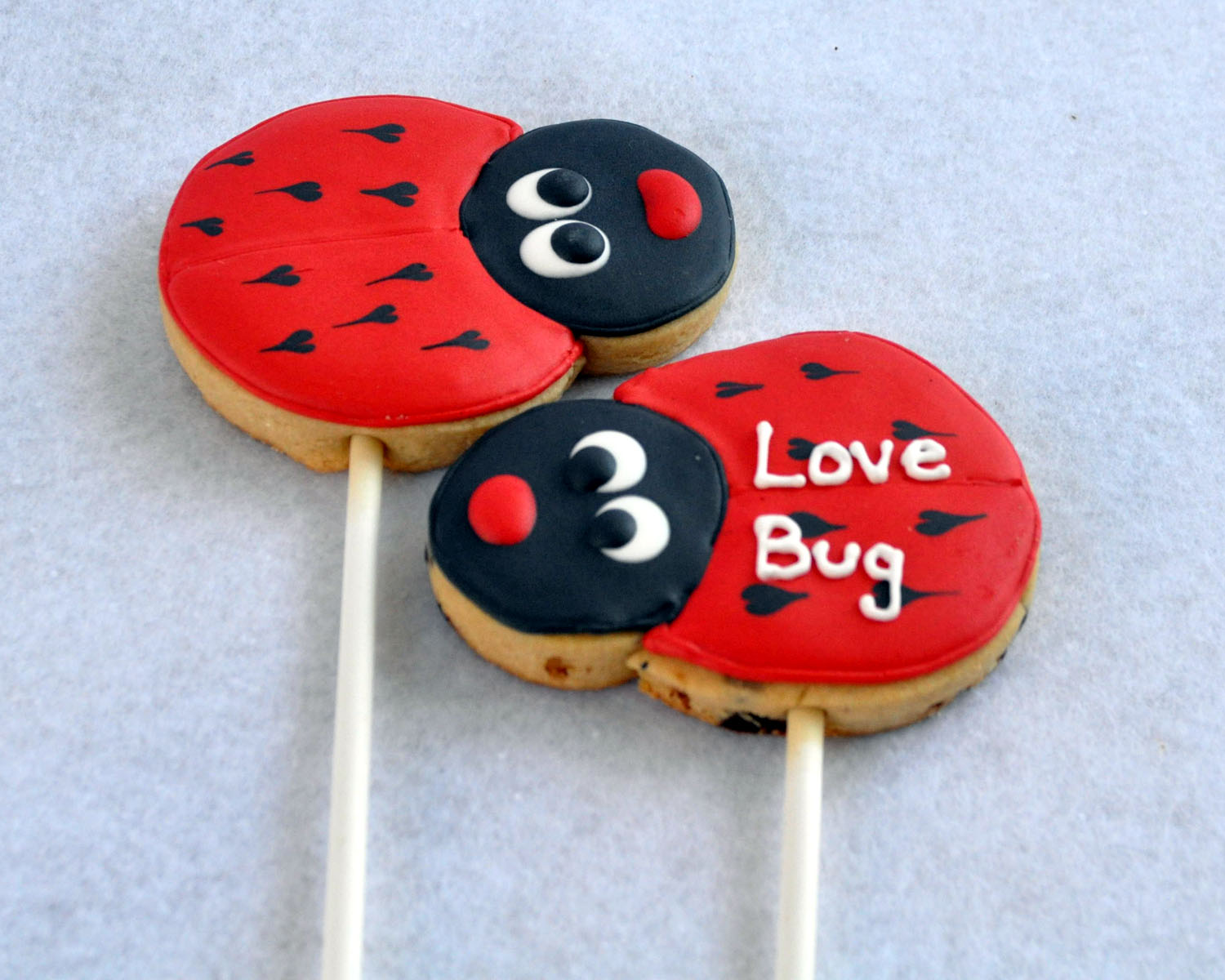 Beki Cook's Cake Blog: You're My Little Love Bug... Cookies