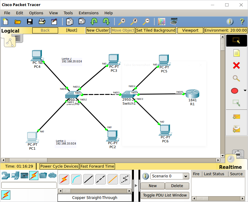 Konfigurasi Inter Vlan Routing Pada Cisco Packet Tracer