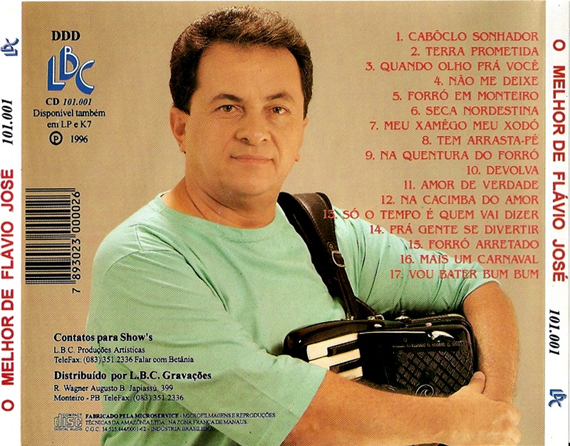 MEU ARQUIVO MUSICAL: FLÁVIO JOSÉ - O Melhor De Flávio José (1996)