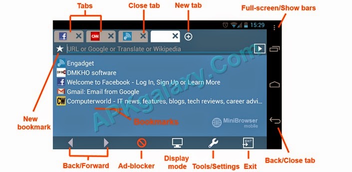 Droidbridge: [APP] Alternative Android browsers