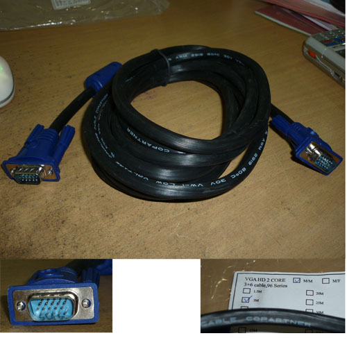 Jual Kabel VGA Untuk Projector dan Infocus