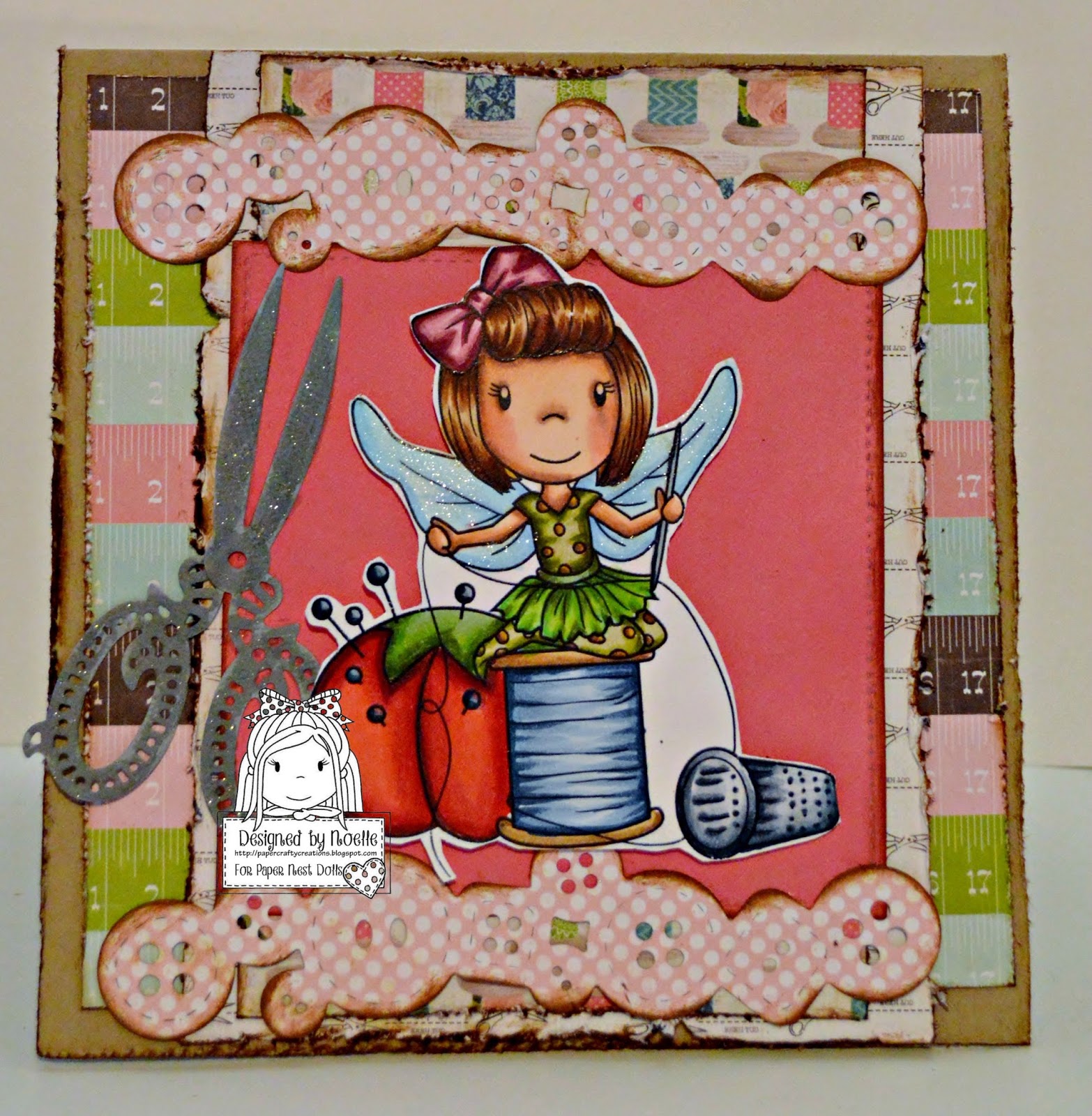 Paper Crafty Creations: The Paper Nest Dolls Challenge Team: "Sewing ...