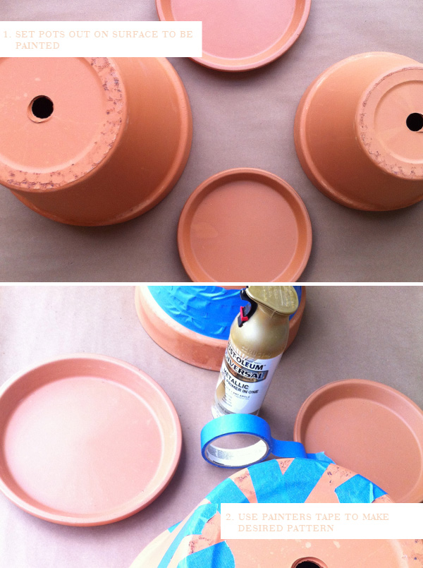 magpie fields: DIY: FLOWER POTS