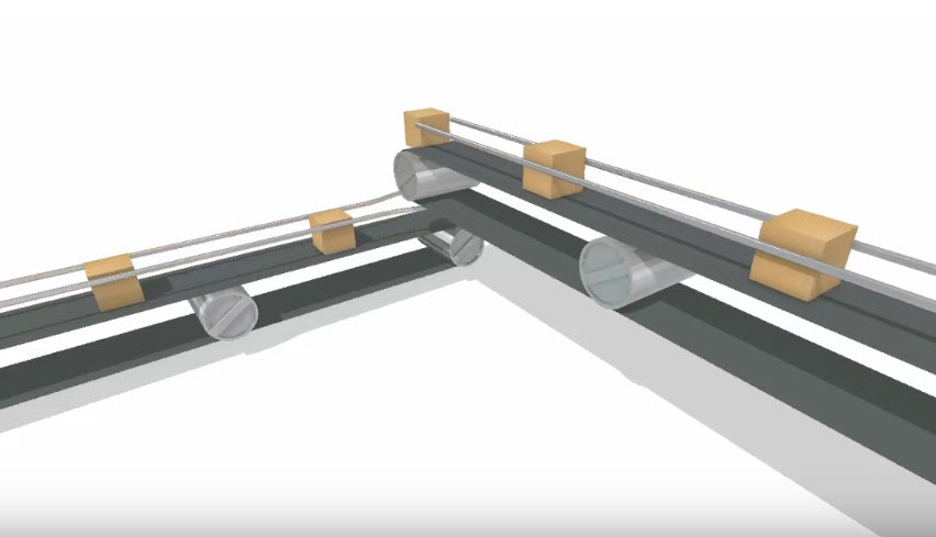 รับจ้างเขียนแบบทั่วไป : แบบจำลอง 3D ระบบสายพานลำเลียง | Conveyor System ...