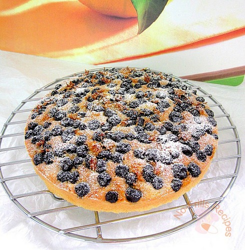 Orange Blueberry Tea Cake
