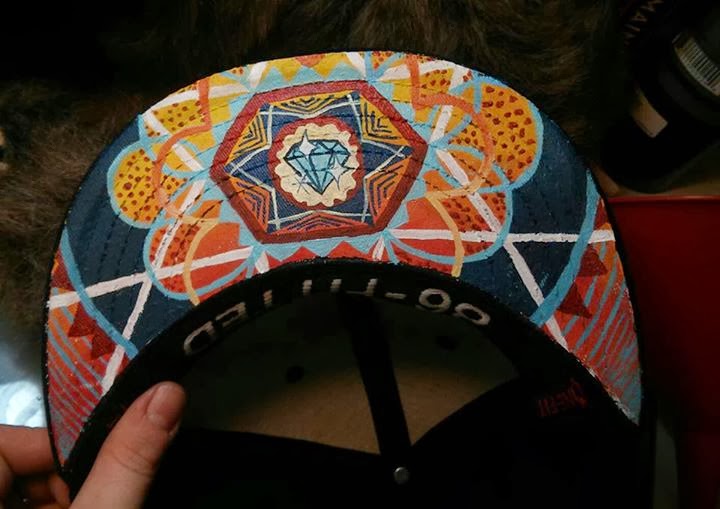 Sarahsloth's Illustration Blog: hand painted hats