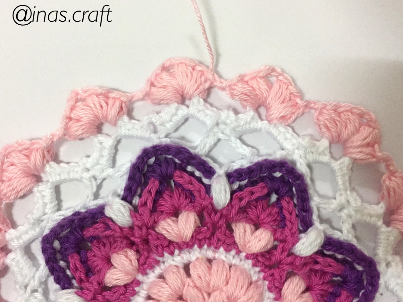 Puffy Mandala mini-CAL (Part 4) - Inas Craft