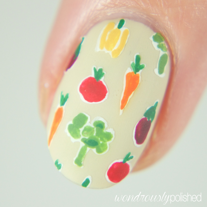 Wondrously Polished: The Digital Dozen does Food - Day 1: Veggies