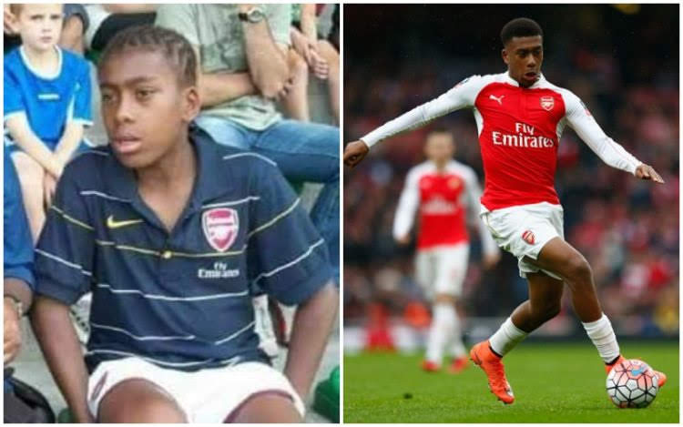 Cute childhood pictures of Arsenal FC players