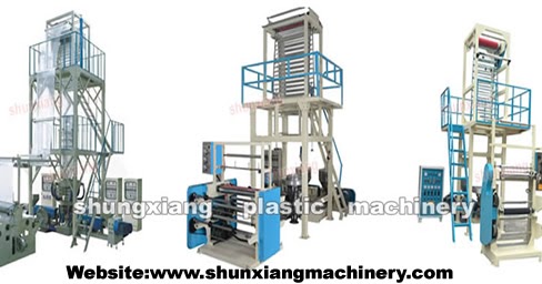 stretch film making machine: Multi-layer co-extrusion film blowing ...