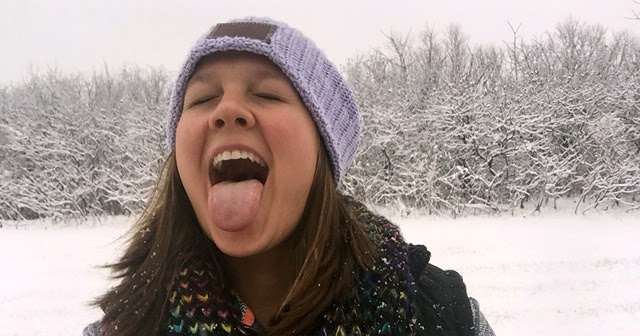 First snow fall - Avery Ann