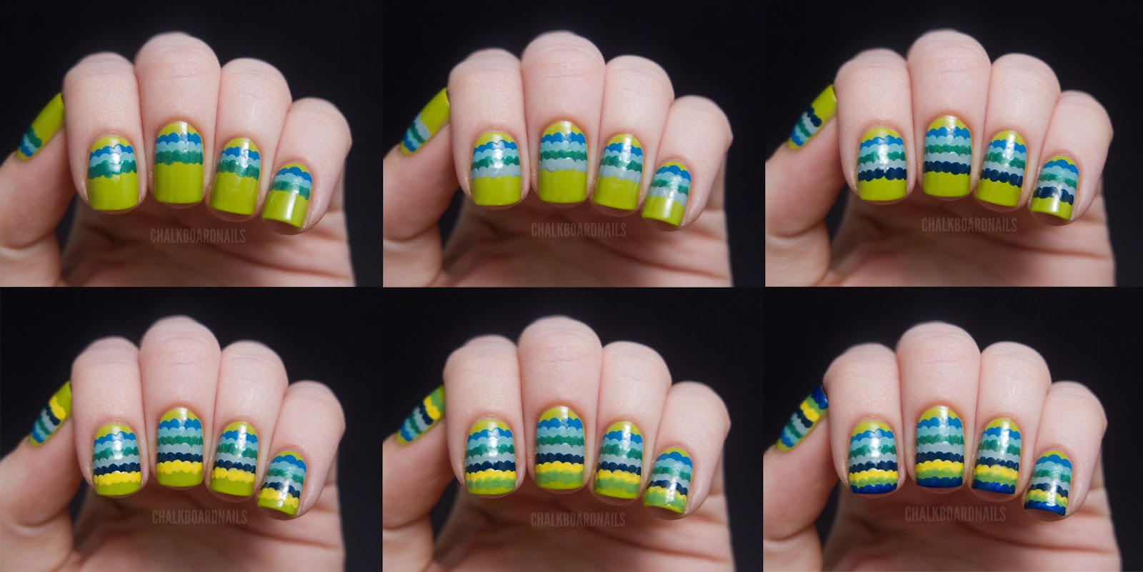 Ruffle Manicure Tutorial | Chalkboard Nails | Phoenix, Arizona Nail Artist