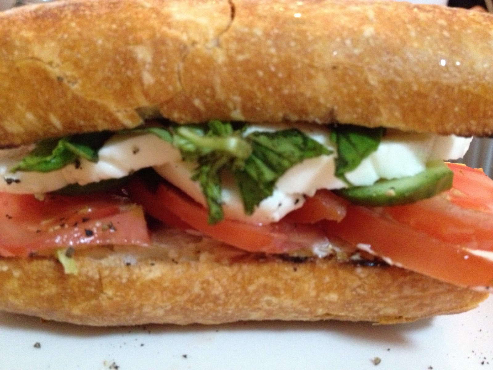 The Walking Cookbook: Salad & Sandwich Summer: Caprese Sandwich with ...