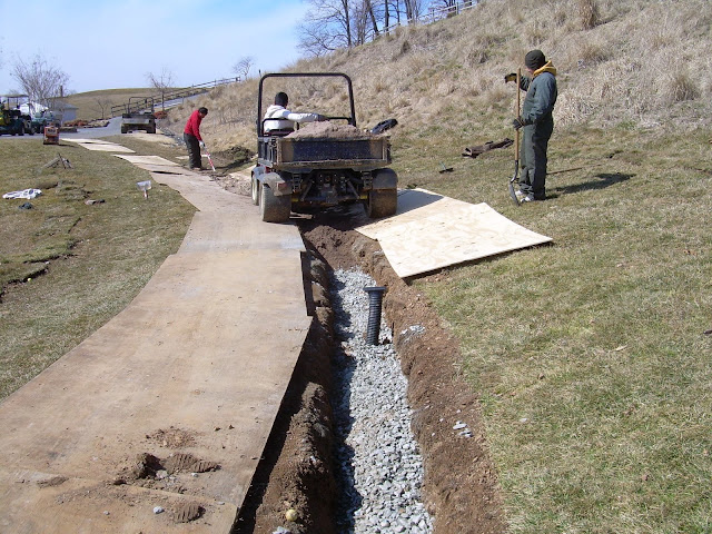 Greystone Golf Course Turfgrass Maintenance: Drainage Installation