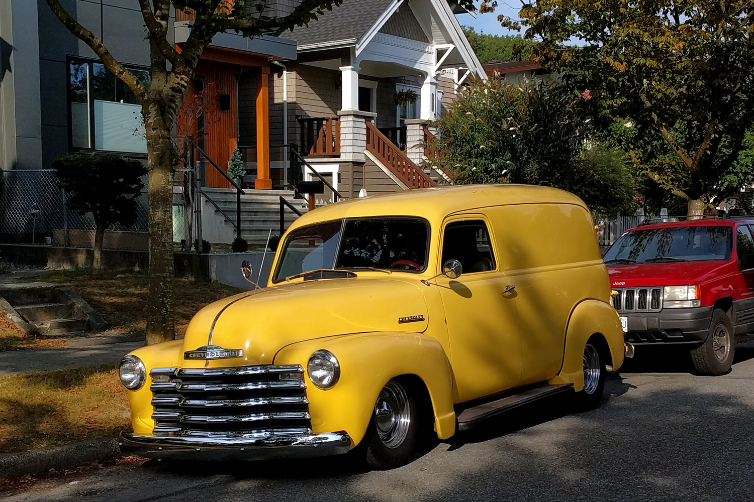 Old Parked Cars Vancouver: 1952 Chevrolet 3100 Panel Van