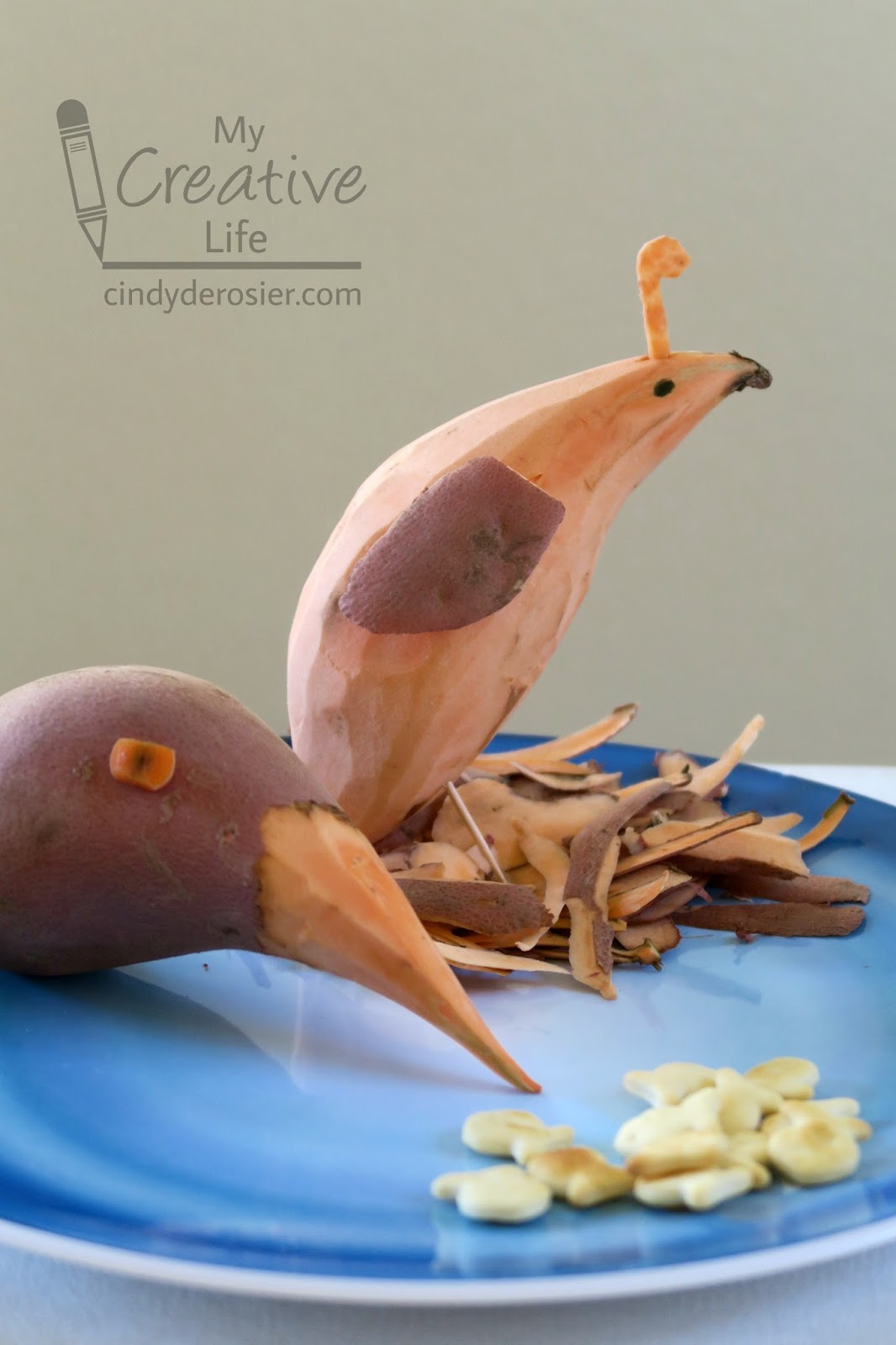 Cindy deRosier: My Creative Life: Hunger Action Month: Sweet Potato Birds