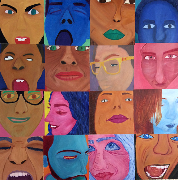 Mr. Bob's Middle & High School Art Room: Oil Painting-facial expressions