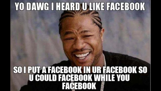 Sociolatte: New Facebook Internet Meme - Facebook While You Facebook