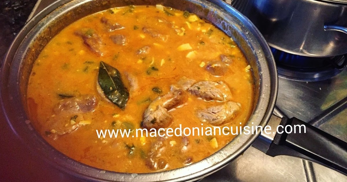 PORK IN SAUCE ~ Macedonian Cuisine