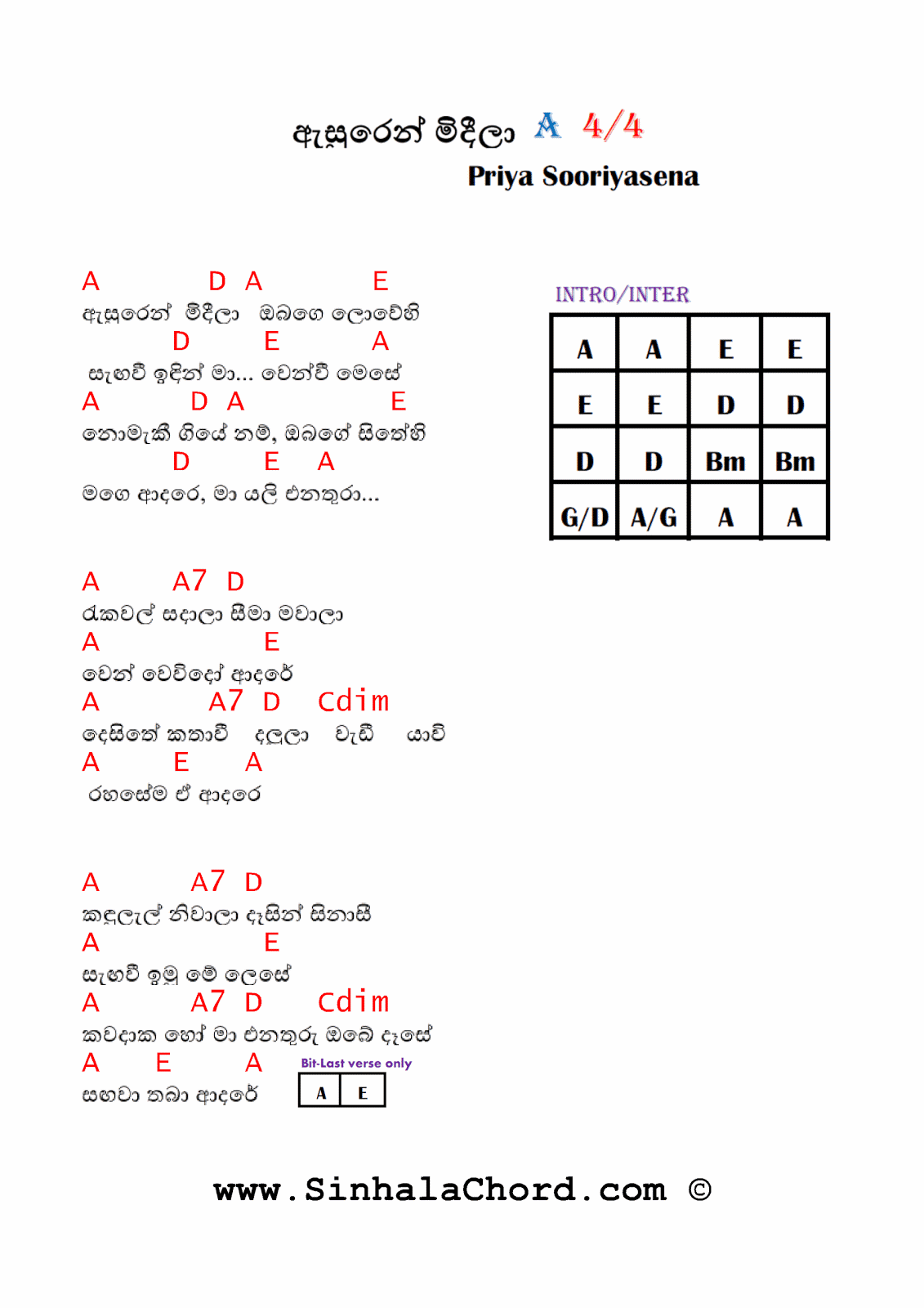 Piano notes for sinhala songs free - nzunlimited