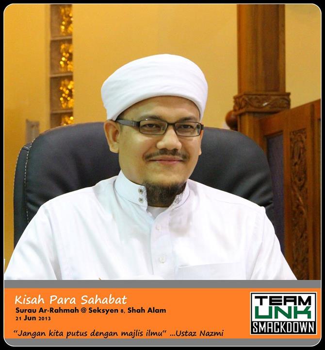 Mencari jalan yang hakiki: Ustaz Nazmi Karim