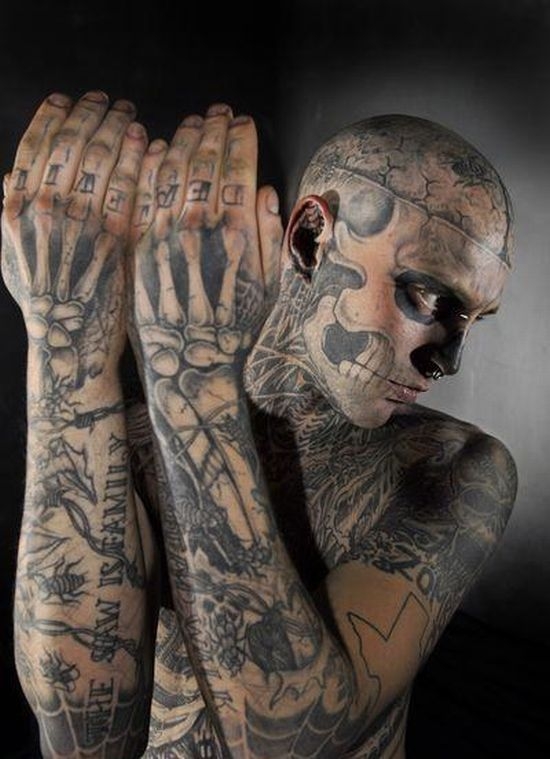 wallpapers star collection: Extreme Tattoos - Full Body Tattoo Design