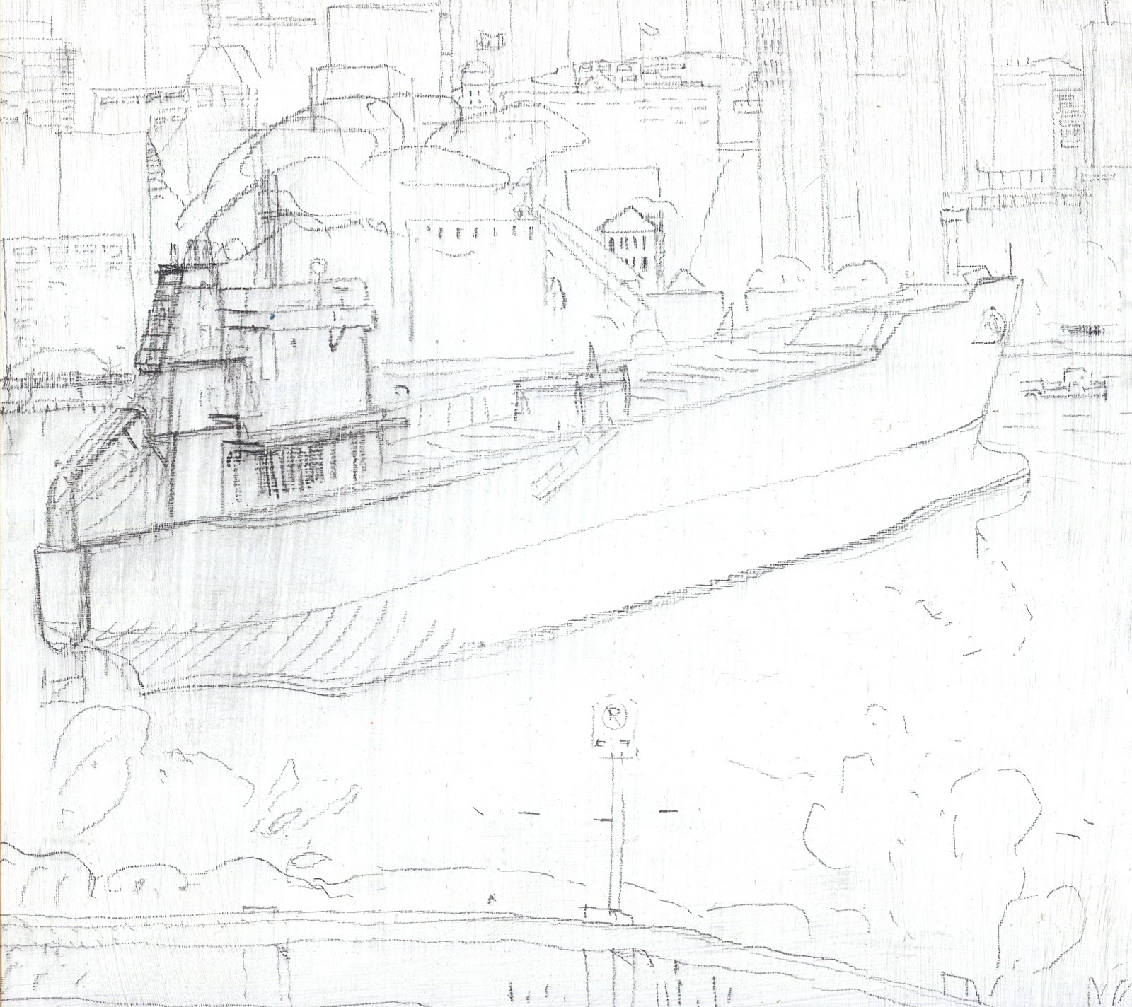 Drawing around Halifax Harbour | Brian Sloan