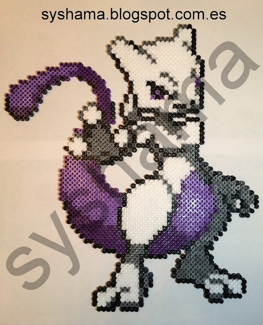 SyS Hama Beads : Mewtwo Pokémon